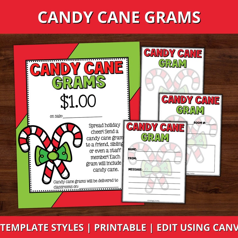 Holiday Grams Candy Cane - Etsy