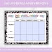 Daycare Lunch Menu, Editable Daycare Weekly Menu, Rainbow Pastel ...