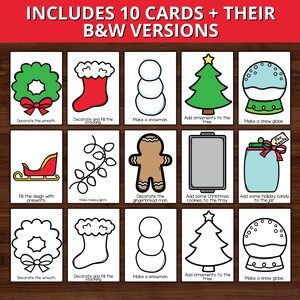 Christmas Play Dough Mats, Printable Play Dough Mats, Christmas ...