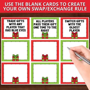 Christmas Gift Exchange Game, Yankee Swap, White Elephant Gift Exchange ...