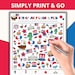 4th of July I Spy Activity, 4th of July Printable Activity for Kids ...