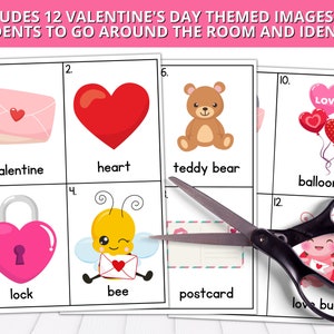Valentine's Day Write the Room Activity, Valentine's Day Writing ...