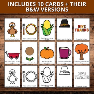 Thanksgiving Play Dough Mats, Printable Play Dough Mats, Thanksgiving ...