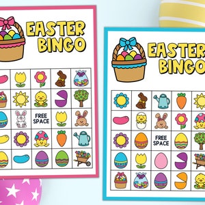 Easter Bingo Game, Easter Classroom Bingo, Easter Activity for Kids - Etsy