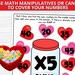 Valentine's Day Multiplication Bump Game, Valentine Classroom Activity ...