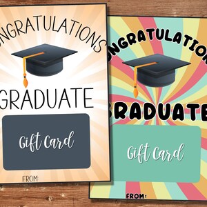 Graduation Gift Card Holder Bundle, College Graduation Gift, High ...