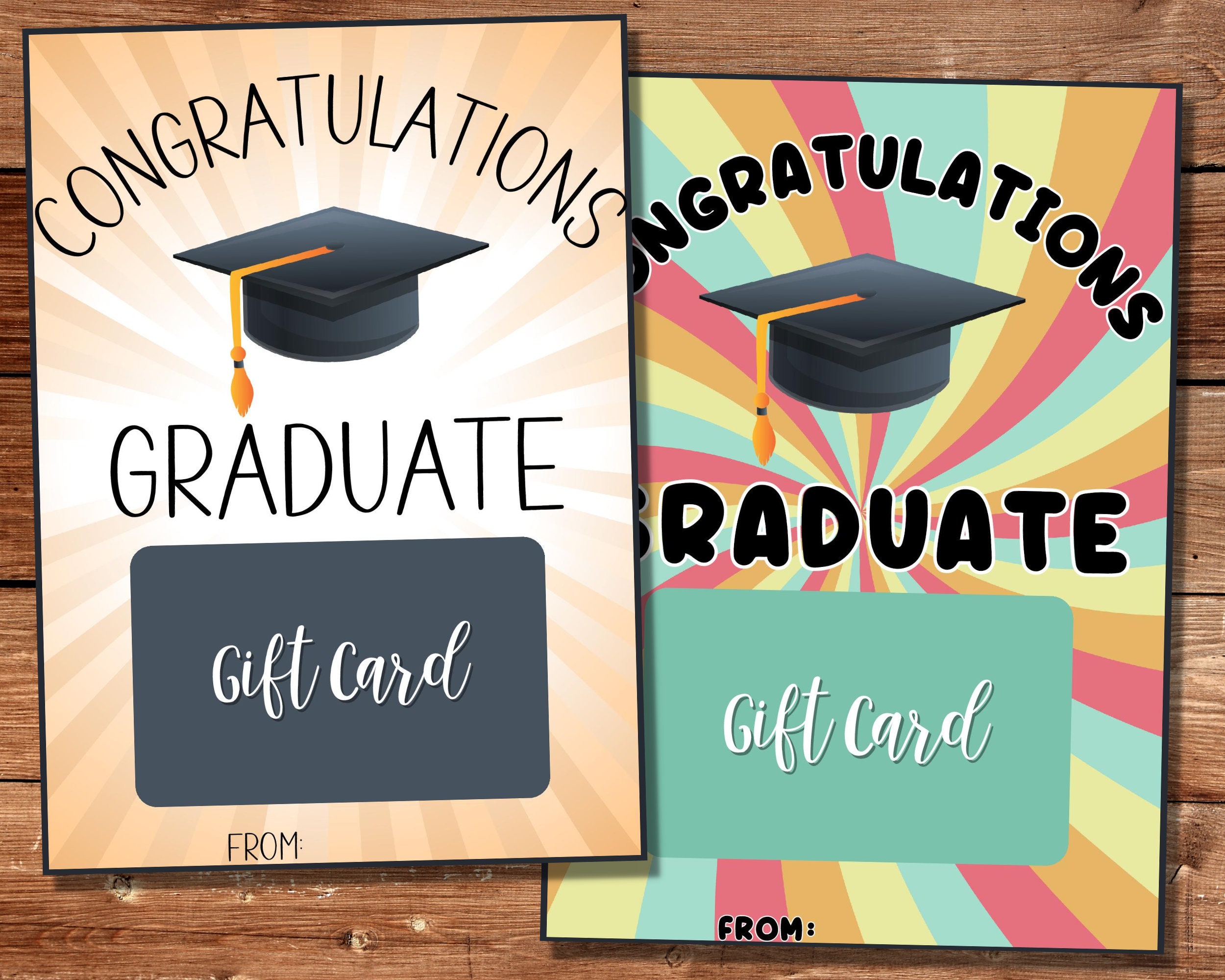 Graduation Gift Card Holder Bundle, College Graduation Gift, High ...