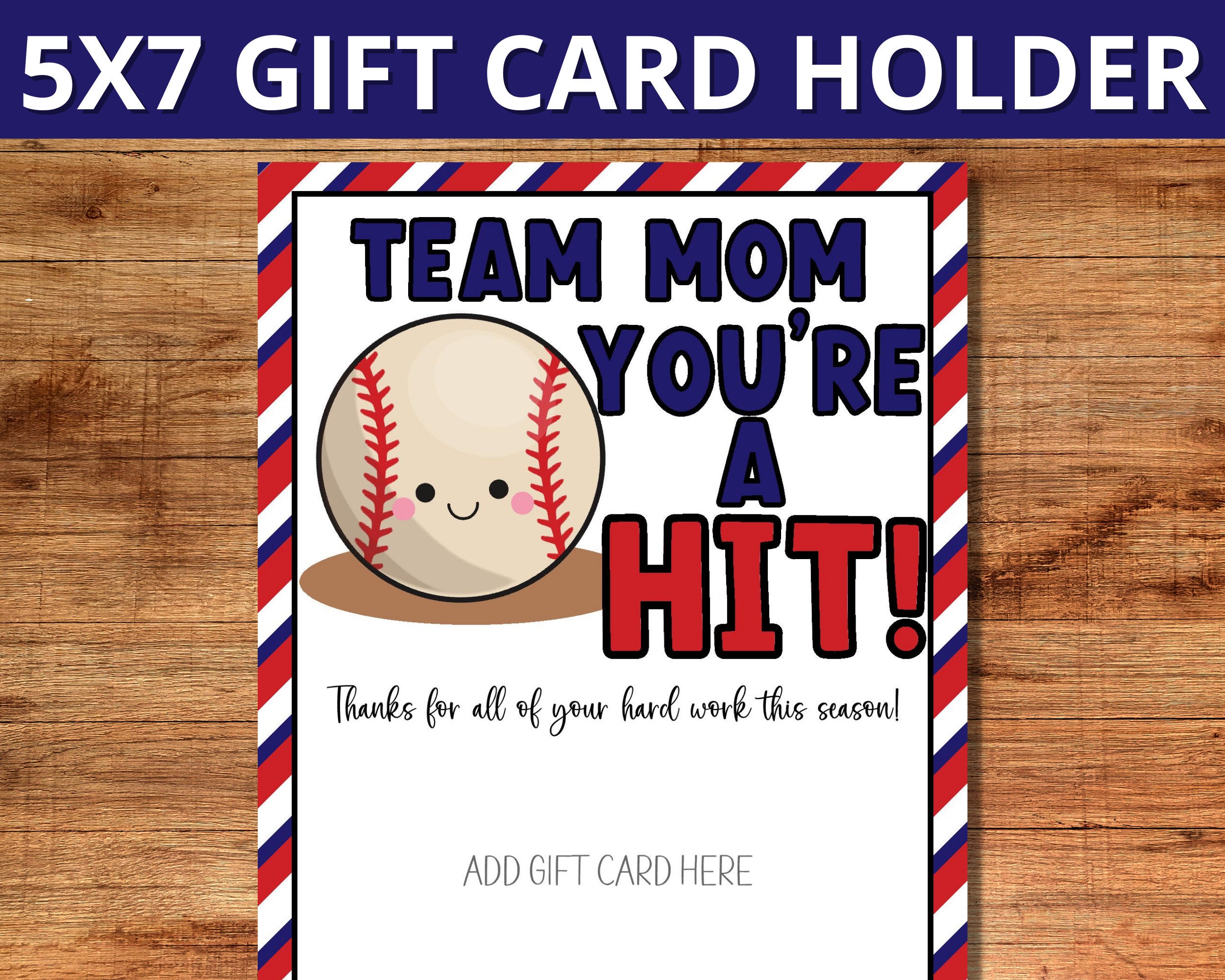 Baseball Team Mom Gift Team Mom Thank You Gift Baseball End - Etsy