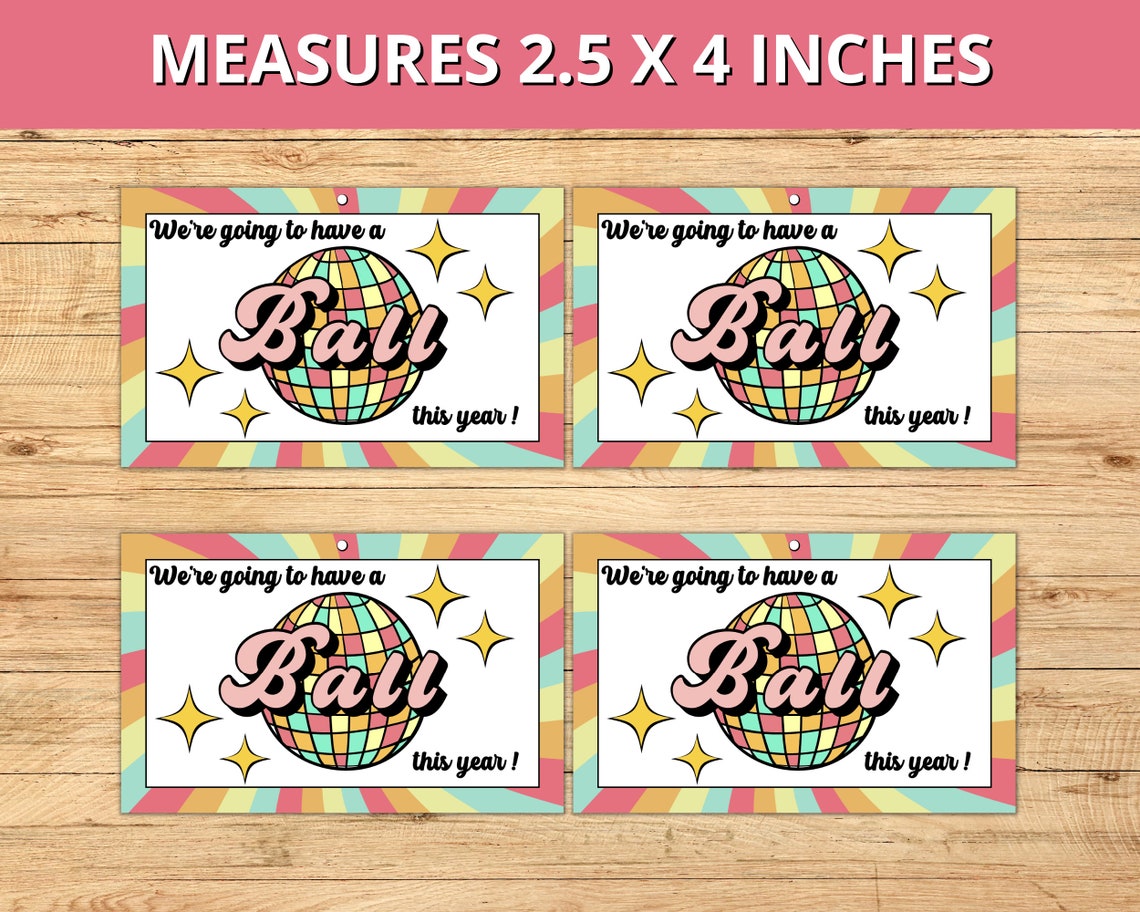 Groovy Back to School Gift Tags, New School Year Gift Tags, Student ...