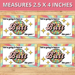 Groovy Back to School Gift Tags, New School Year Gift Tags, Student ...