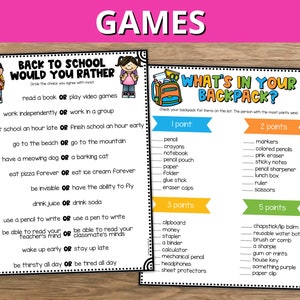 Get to Know You Activities for Kids, Back to School Activities ...