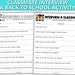 Back to School Interview a Classmate Activity, First Day of School Get ...