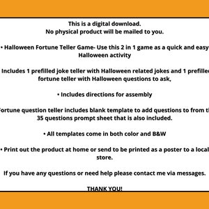Halloween Fortune Teller Game, Halloween Jokes for Kids, Halloween ...