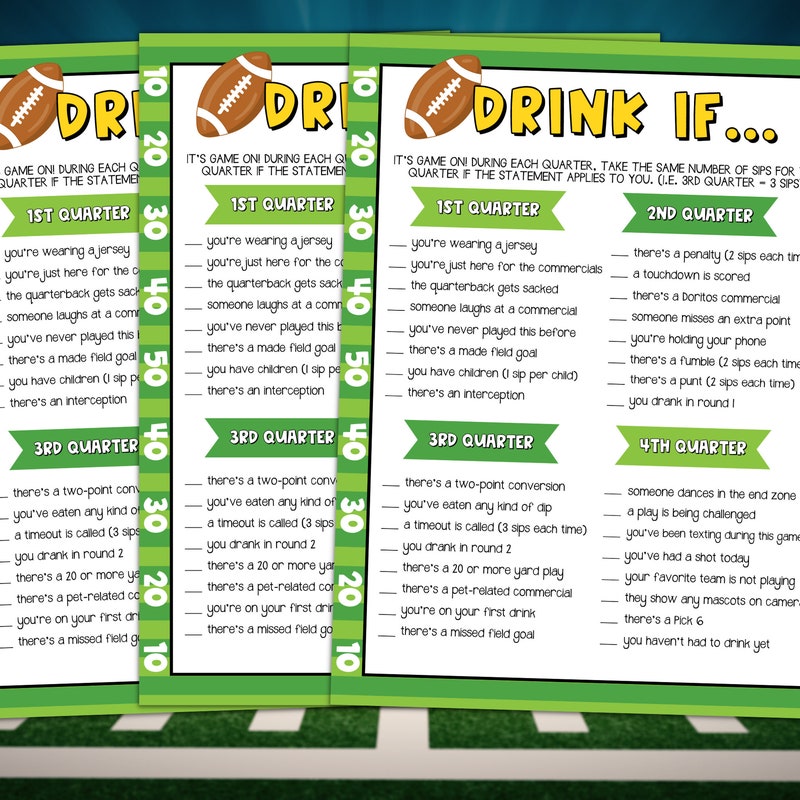 College Drinking Games - Etsy