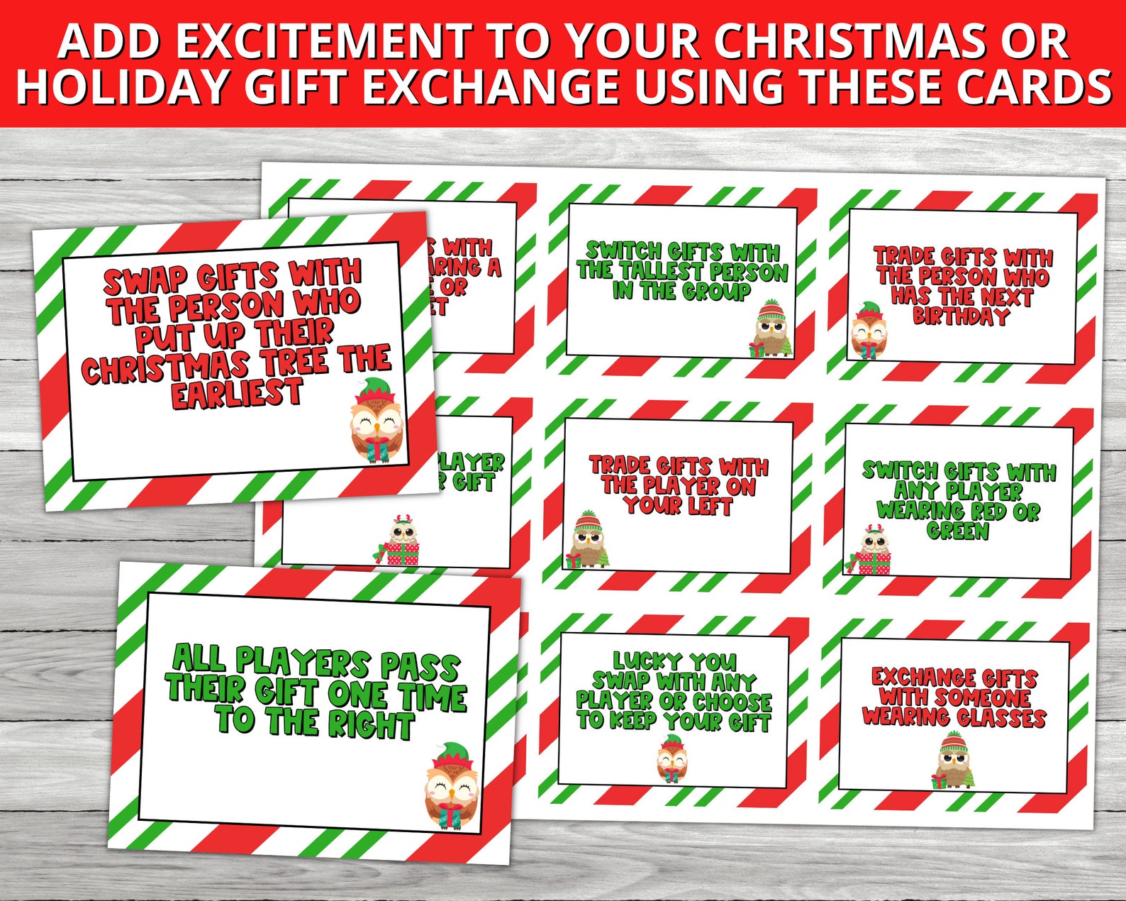 Christmas Gift Exchange Game Yankee Swap White Elephant Gift - Etsy