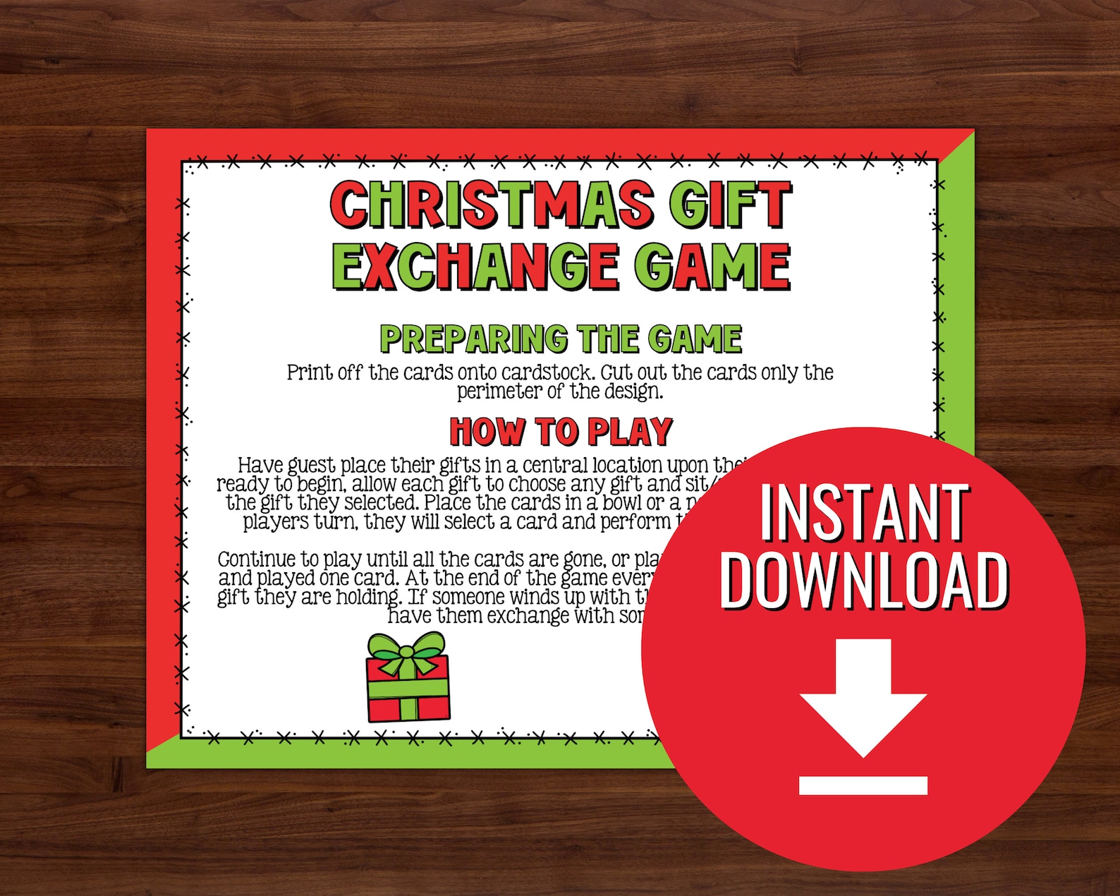 Christmas Gift Exchange Game Yankee Swap White Elephant Gift - Etsy