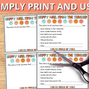 Happy Mail Teacher Communication Notes Teacher Mail Cards - Etsy