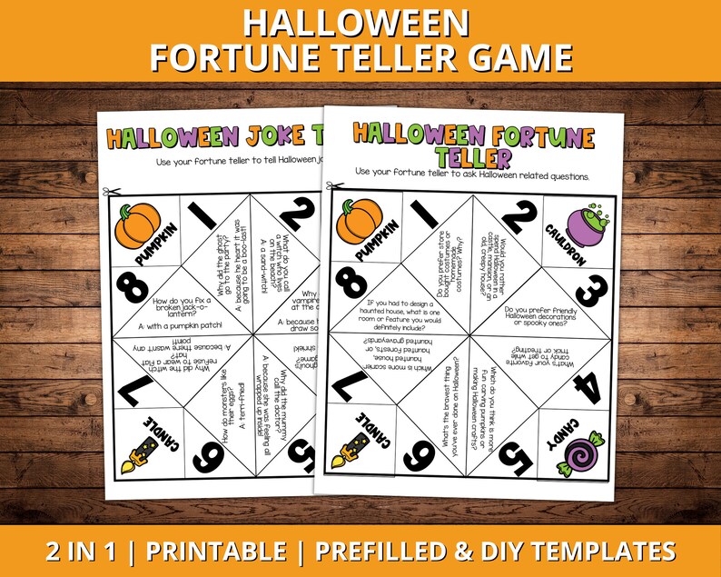 Halloween Fortune Teller Game, Halloween Jokes for Kids, Halloween ...