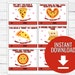 Pizza Valentine Cards, Valentine Classroom Exchange Cards, Valentine's ...