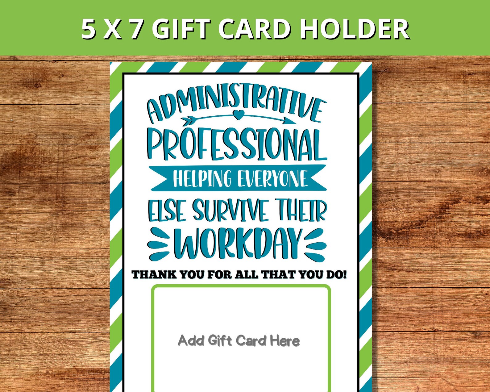 Administrative Professionals Day Gift Tag, Administrative Professional ...