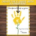 Grandparents Day Handprint Art, Grandparents Day Keepsake, Daycare ...