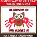 Valentine's Day Handprint Art, Owl Always Love You Valentine's Day ...