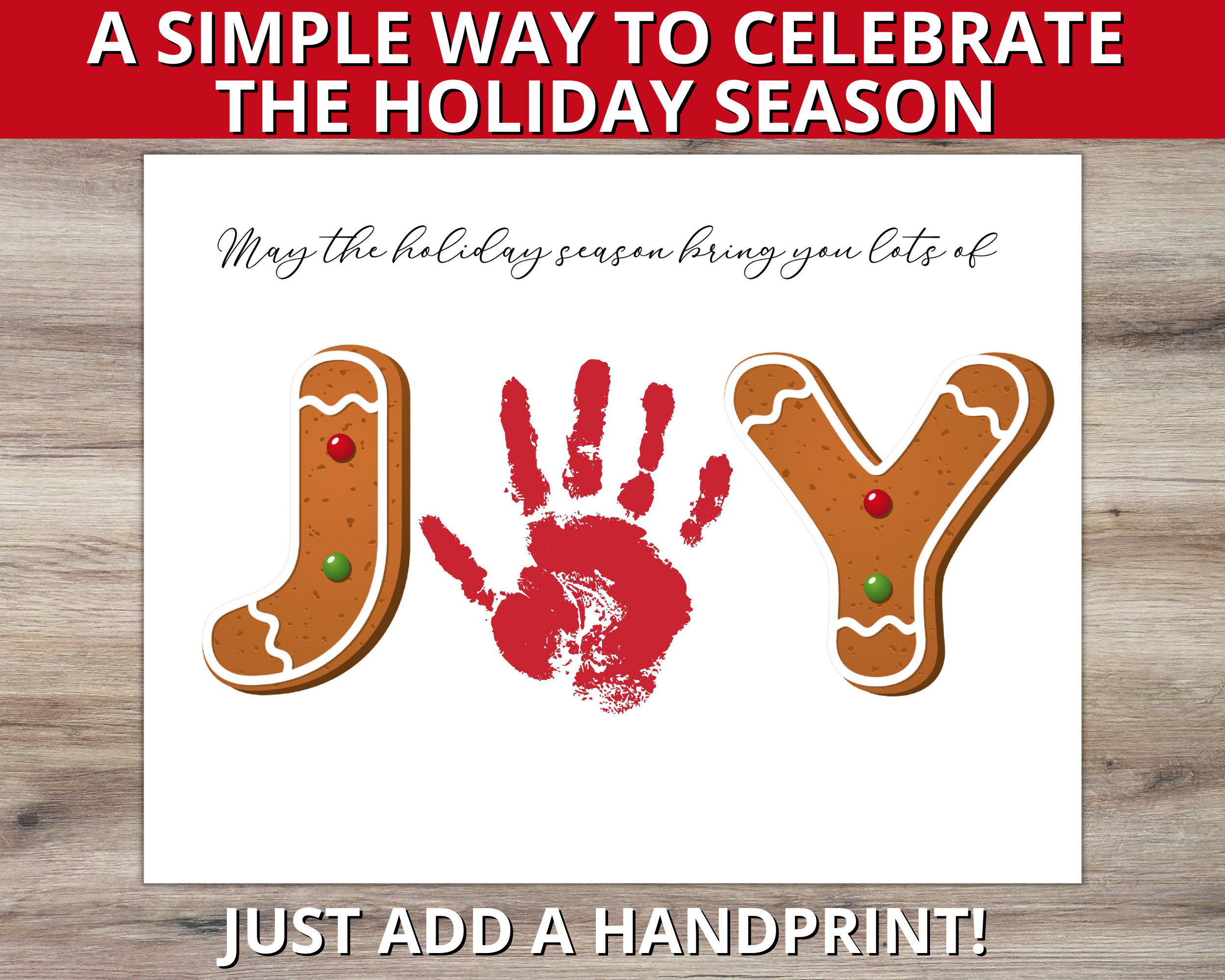 Christmas Handprint Art, Holiday Handprint Keepsake, Toddler Preschool ...