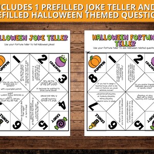 Halloween Fortune Teller Game, Halloween Jokes for Kids, Halloween ...