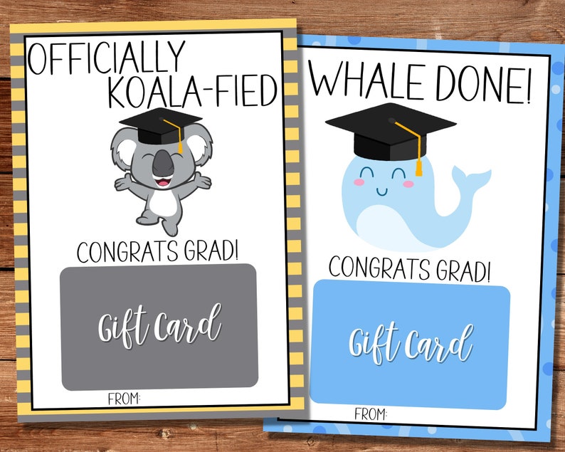 Graduation Gift Card Holder Bundle, College Graduation Gift, High ...