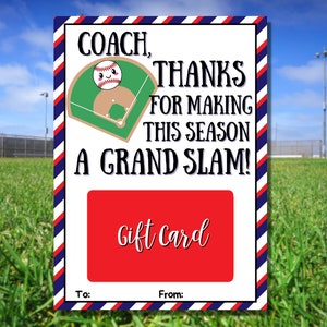 Baseball Coach Gift, Coach Thank You Gift, Baseball Coach End of Season ...