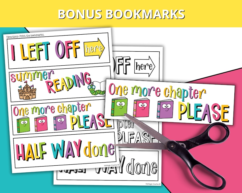 Summer Reading Challenge for Kids, Reading Printable Activities ...
