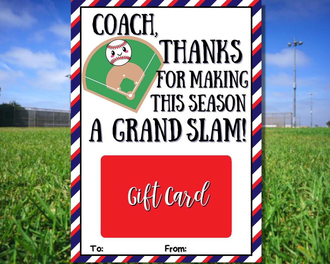 Baseball Coach Gift Coach Thank You Gift Baseball Coach End - Etsy