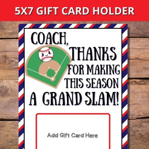 Baseball Coach Gift, Coach Thank You Gift, Baseball Coach End of Season ...