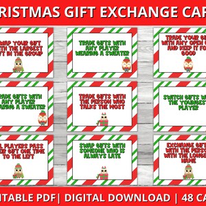 Christmas Gift Exchange Game Yankee Swap White Elephant Gift - Etsy
