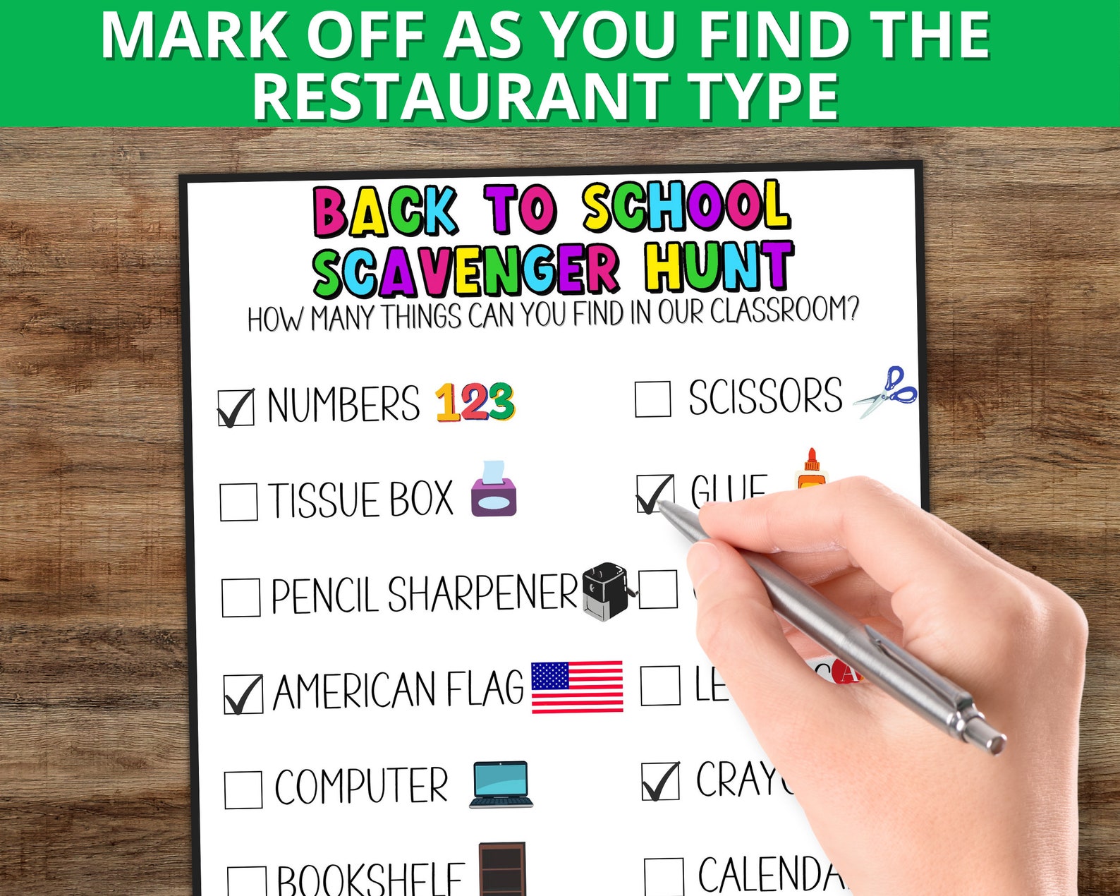 Back to School Scavenger Hunt Classroom Scavenger Hunt - Etsy