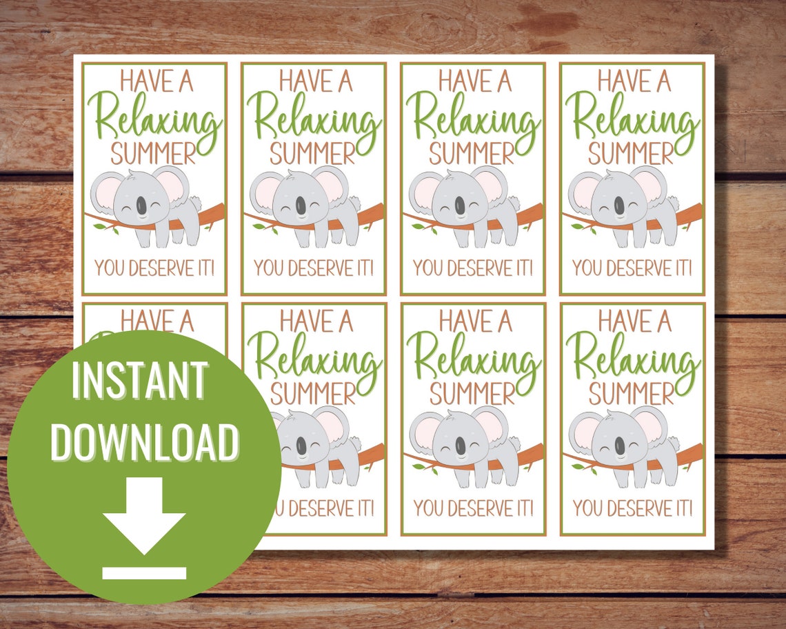 End of the Year Gift Tags for Students and Teachers End of - Etsy