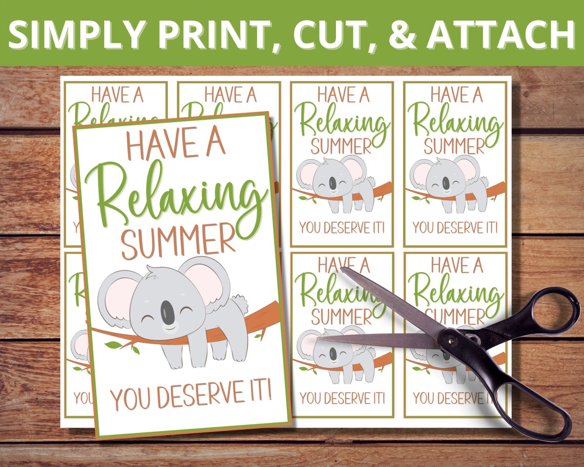 End of the Year Gift Tags for Students and Teachers End of - Etsy