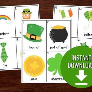 St. Patrick's Day Themed Write the Room Activity, St. Patrick's Day ...