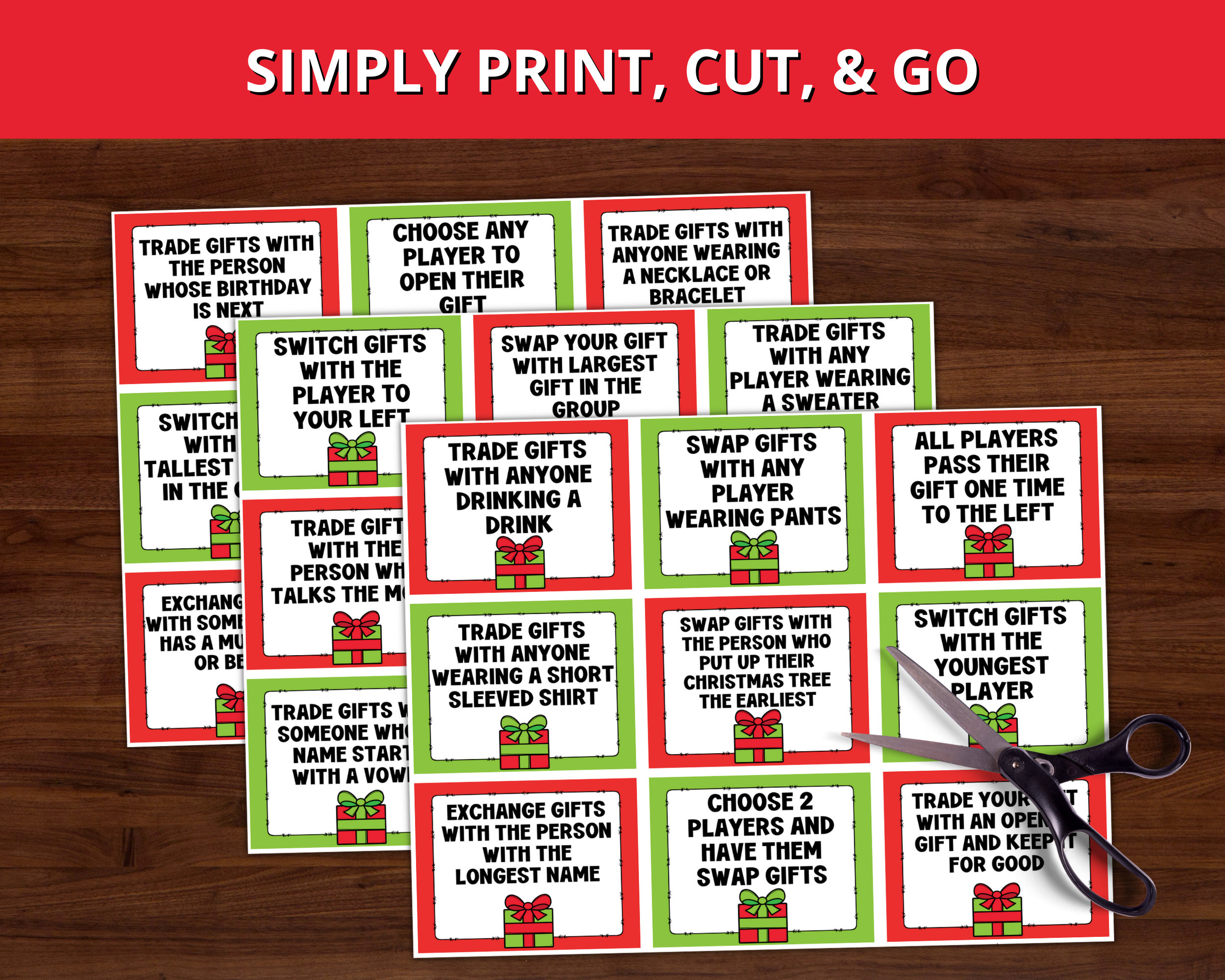 Christmas Gift Exchange Game Yankee Swap White Elephant Gift - Etsy