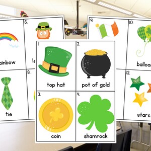 St. Patrick's Day Themed Write the Room Activity, St. Patrick's Day ...