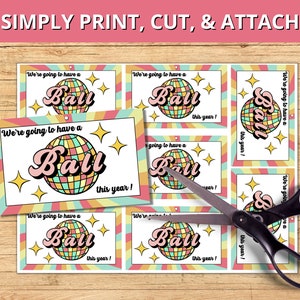 Groovy Back to School Gift Tags, New School Year Gift Tags, Student ...