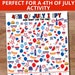 4th of July I Spy Activity 4th of July Printable Activity for - Etsy