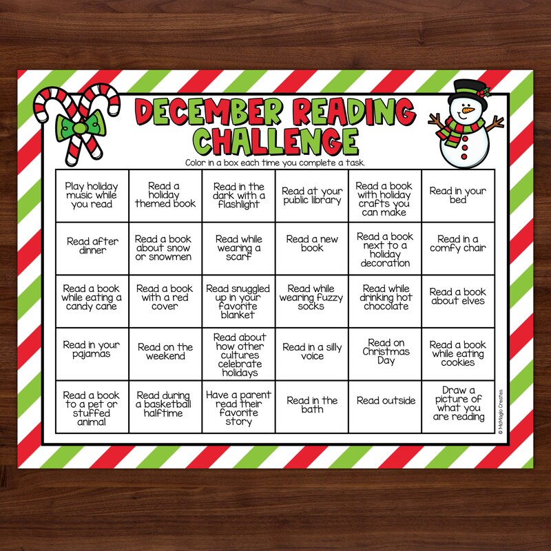 December Tracker - Etsy