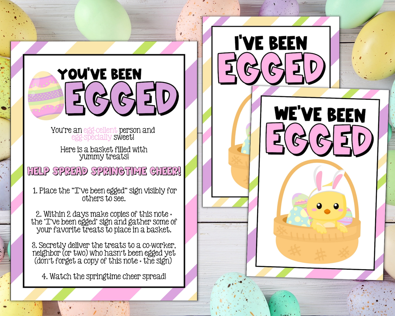 You've Been Egged Game, I've Been Egged Easter Game, Neighborhood ...