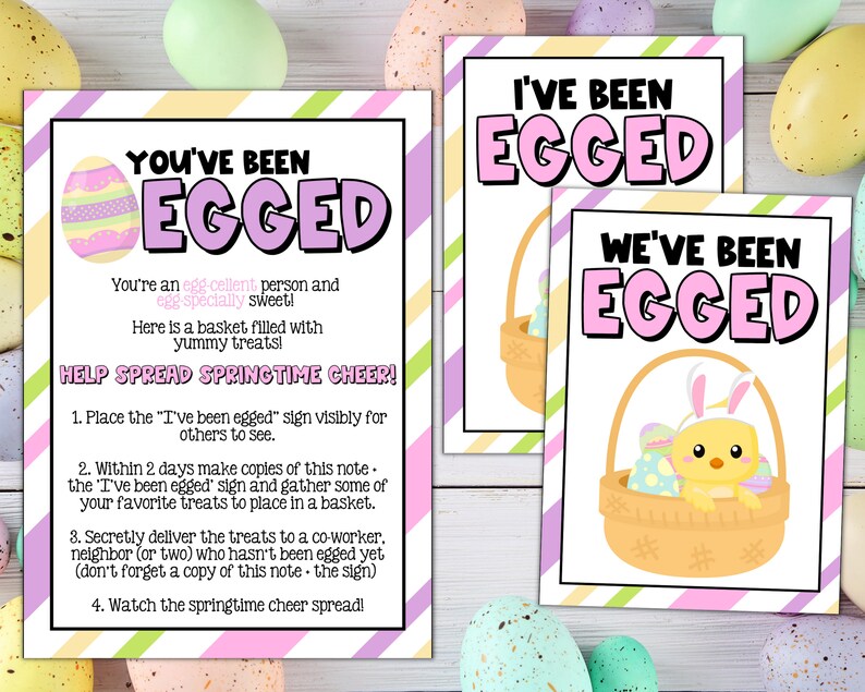You've Been Egged Game, I've Been Egged Easter Game, Neighborhood ...