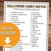 Halloween Candy Match Game, Halloween Games for Kids, School Halloween ...
