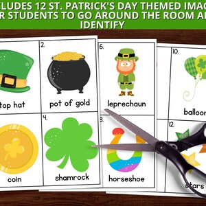 St. Patrick's Day Themed Write the Room Activity, St. Patrick's Day ...