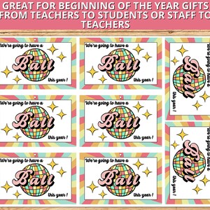 Groovy Back to School Gift Tags, New School Year Gift Tags, Student ...