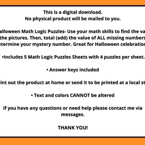 Halloween Math Logic Puzzle, Brain Teasers for Kids, Gifted and ...