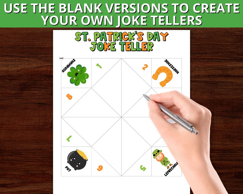 St. Patrick's Day Joke Teller St. Patty's Day Cootie - Etsy